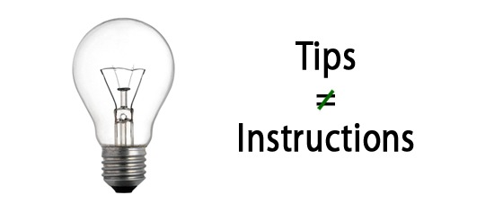 The Crucial Difference Between “Tips” and “Instructions” – ActiveGrowth
